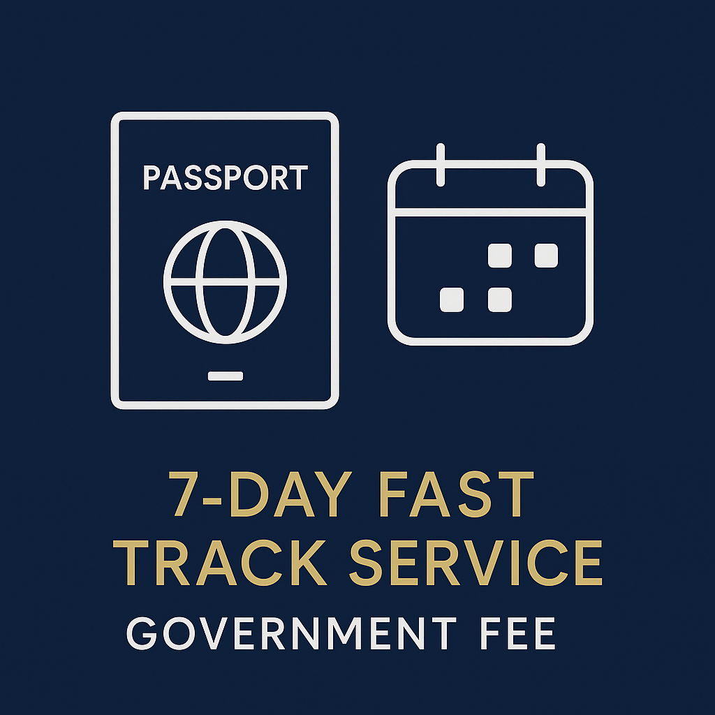 HMPO Fast Track Fee - 7 Day Service – Next Day Passport